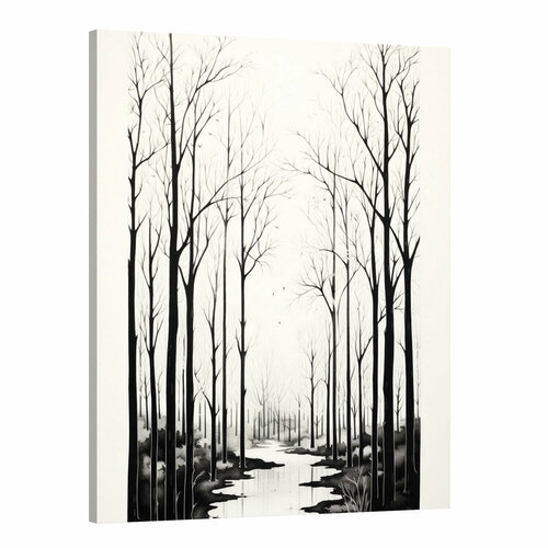 Интерьерная картина 50х70 "Лесные сны"