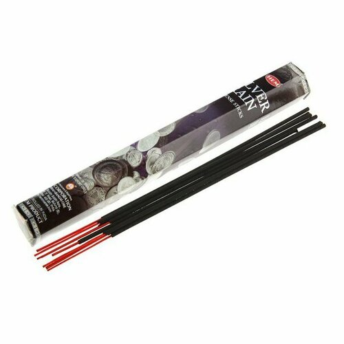 Hem Incense Sticks SILVER RAIN (Благовония, привлекающие деньги серебряный дождь, Хем), уп. 20 палочек.