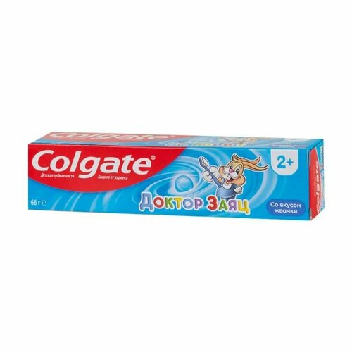 Детская зубная паста "Доктор заяц", Colgate, 50 мл жвачка