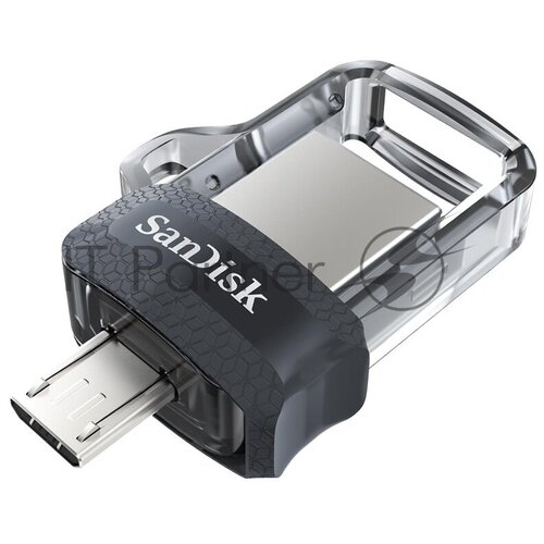 Флеш Диск 64GB SanDisk Ultra Android Dual Drive OTG, m3.0/USB 3.0, Black