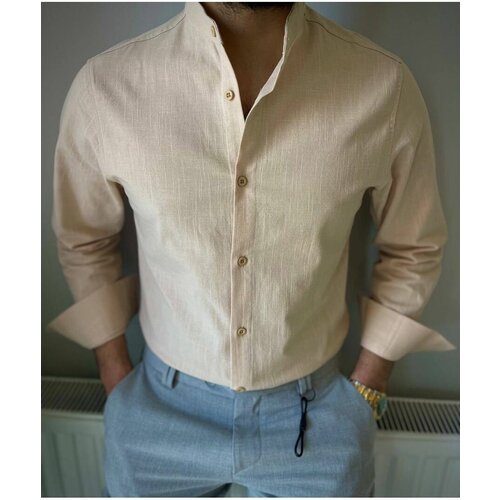 Рубашка SKOS Fashion, размер XXL, бежевый