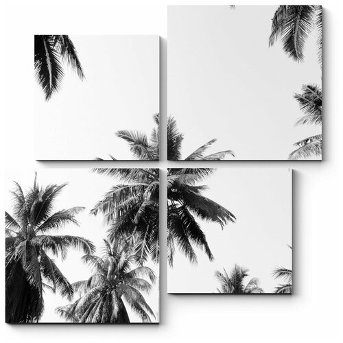 Модульная картина Тропический рай 120x120