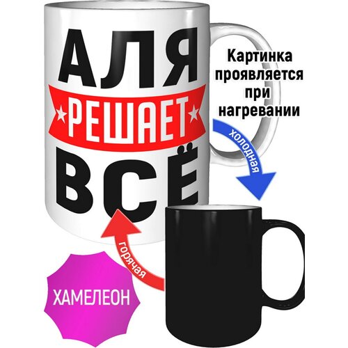 Кружка Аля решает всё - хамелеон