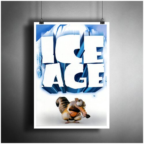 Постер плакат для интерьера "Мультфильм: Ледниковый период. Ice Age"/ Декор дома, офиса, комнаты A3 (297 x 420 мм)