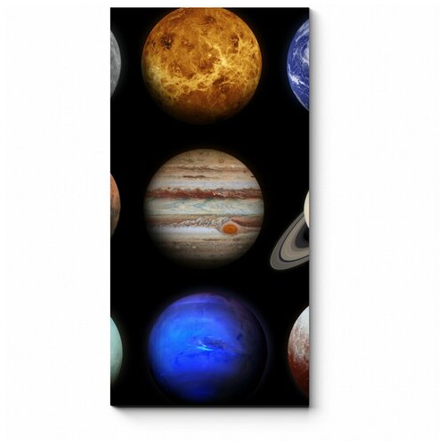 Модульная картина Планеты солнечной системы 90x180