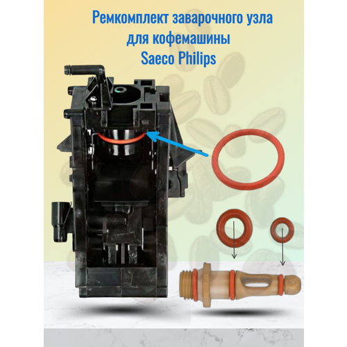 Ремкомплект заварочного блока Saeco Philips
