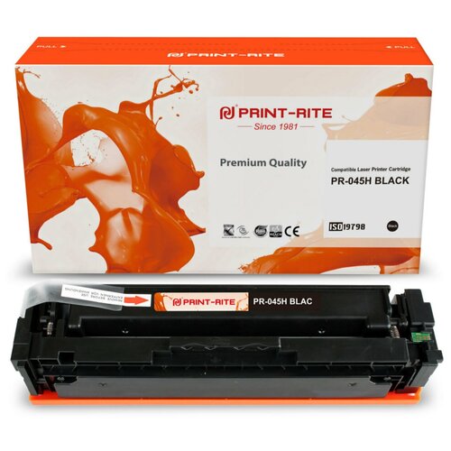 Картридж лазерный Print-Rite TFC447BPU1J PR-045H BLACK 045H black ((2800стр.) для Canon LBP 611Cn/613Cdw/631Cn/633Cdw/635Cx) (PR-045H BLACK)