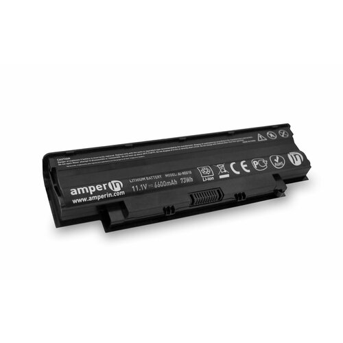 Аккумуляторная батарея усиленная Amperin для ноутбука Dell Inspiron N4050 (6600mAh)