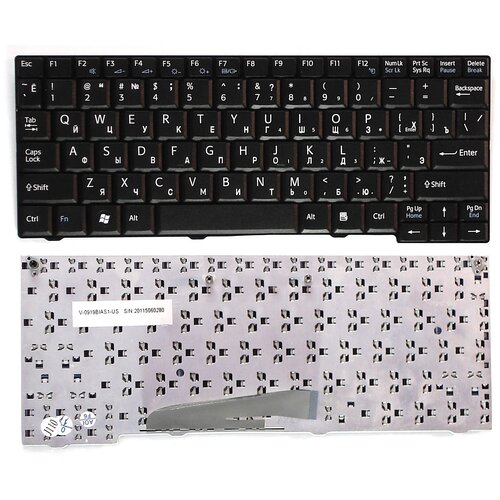 Клавиатура для ноутбука Sony Vaio VPCM121AD черная