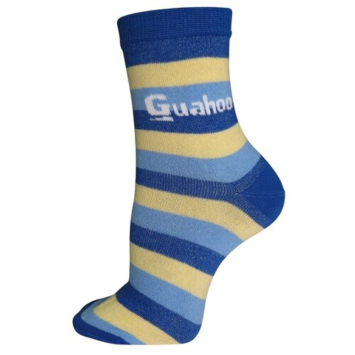 Носки Guahoo размер RU 20/ EU 31-34, желтый, голубой
