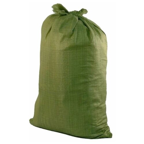 Мешок полипропиленовый 70х120 см, для строительного мусора, зеленый, 70 кг