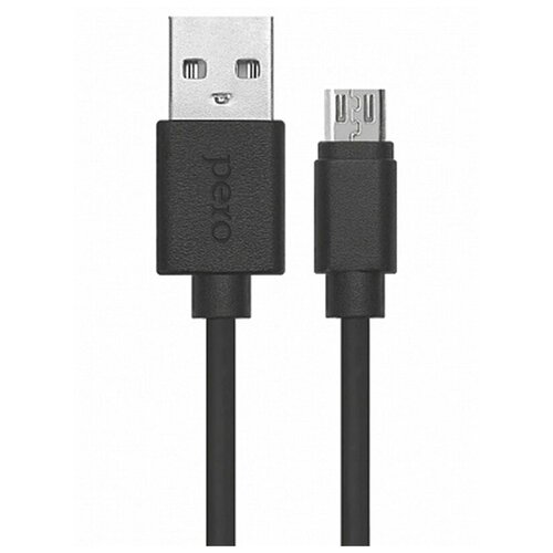 Дата-кабель PERO DC03 micro-USB, 2А, 2м, черный