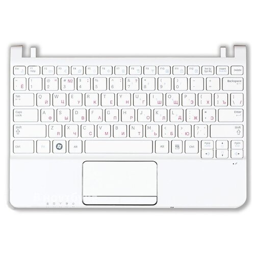 Клавиатура для ноутбука Samsumg CNBA5902704DBIL топ-панель белая