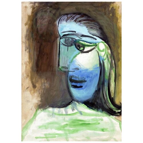Репродукция на холсте Женский портрет №7 Пикассо Пабло 40см. x 56см.