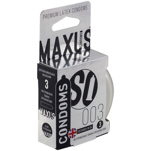 Презервативы Maxus 003 Экстремально тонкие, 3 шт.