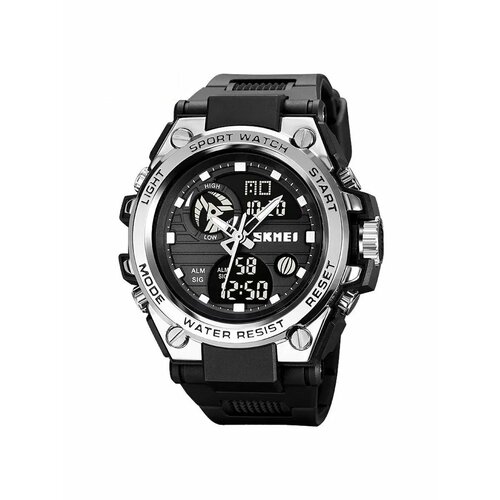Наручные часы SKMEI 458, черный, серебряный