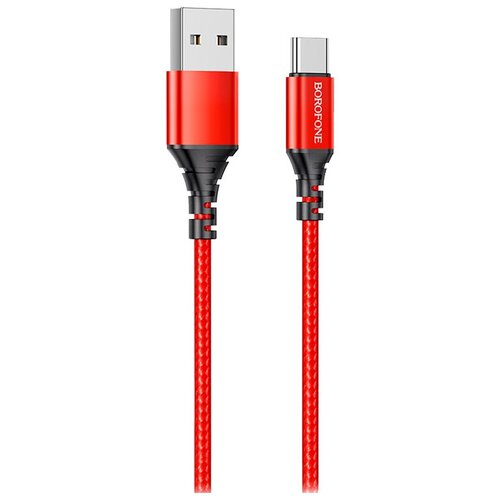 Дата-кабель USB универсальный Type-C Borofone BX54 (красный)
