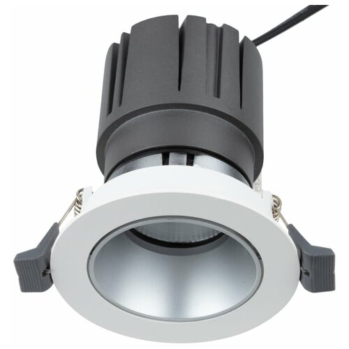 Светильник встраиваемый поворотный REXANT Horeca Dark Light с антиослепляющим эффектом 12 Вт 4000 К LED SILVER, 1шт