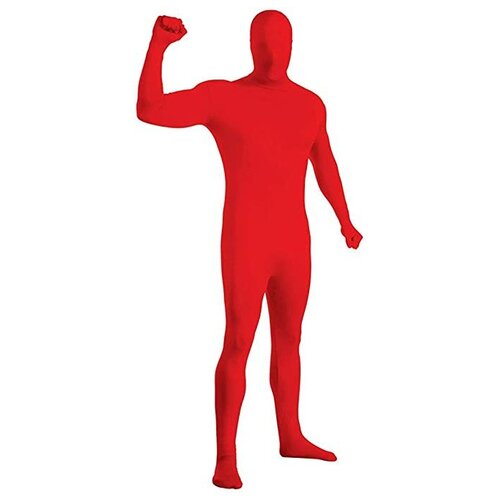 Костюм вторая кожа зентай (человек невидимка) на взрослого цвет красный, L