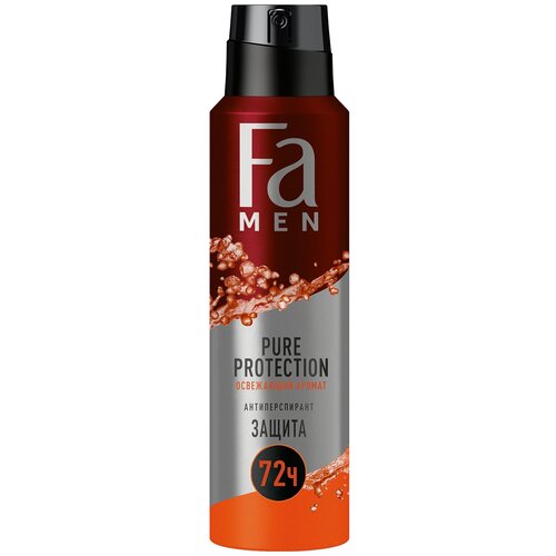 Фа Антиперспирант спрей Men Pure Protection, 150 мл, 125 г