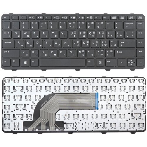 Клавиатура для ноутбука HP MP-12M63SU-442 черная с рамкой без подсветки