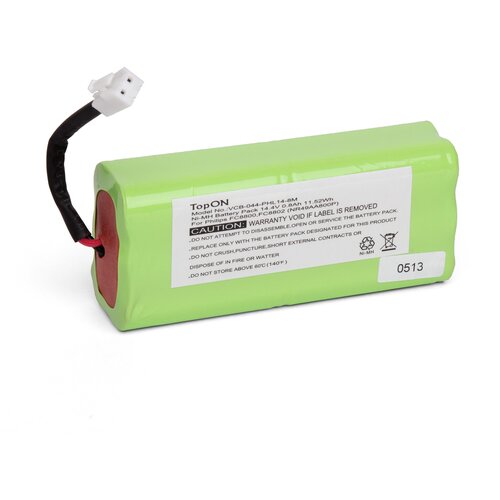 Аккумулятор для робота-пылесоса Philips FC8800, FC8802 (14.4V, 800mAh, Ni-MH). PN: NR49AA800P