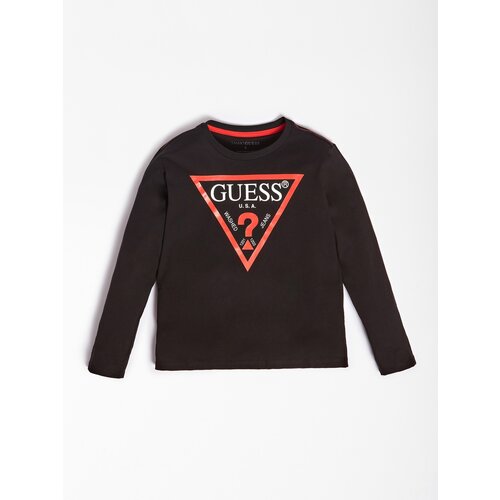 Лонгслив GUESS, размер 7 лет, черный