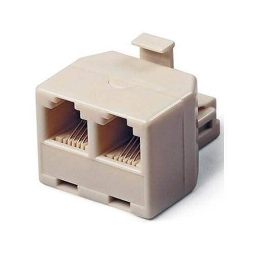 Разветвитель Cablexpert US-12 RJ45 (8P8C), 0.08 м, 1 шт., бежевый