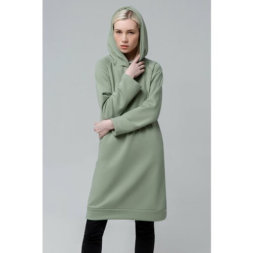 Платье Магазин Толстовок, размер XS-38-40-Woman-(Женский), зеленый