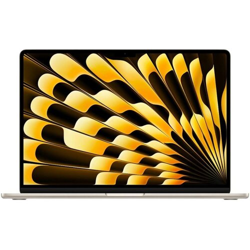 15.3" Ноутбук Apple MacBook Air 15 2023 M2, RAM 8 ГБ, SSD 256 ГБ, GPU 10, MQKU3RU/A, starlight/русская раскладка