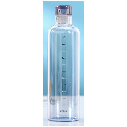 Бутылка для воды Сима-ленд Лаго 9038783 500 мл стекло прозрачный