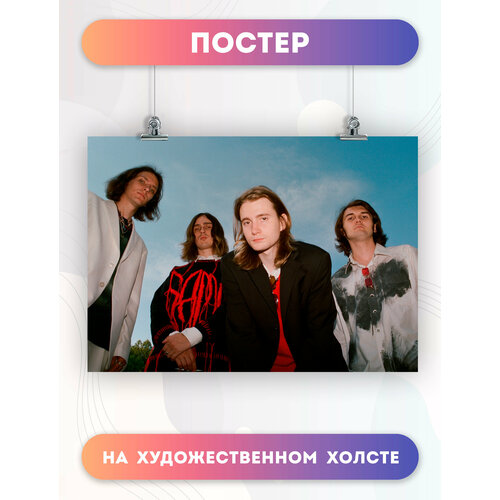Постер на холсте - Ssshhhiiittt! рок группа (9) 40х60 см