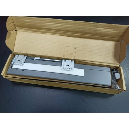 Комплект выдвижного ящика Mental box Н80х450 мм с рейлингом 450мм цвет Графит Unihopper