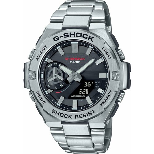 Наручные часы CASIO G-Shock GST-B500D-1AER, серый, серебряный