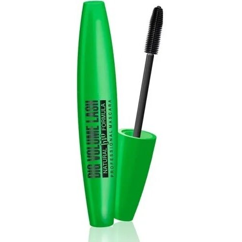 Тушь Eveline Cosmetics Big Volume Lash BIO formula, объем-разделение /зелен. туба, 9 мл