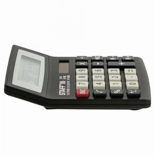 Калькулятор настольный STAFF STF-8008, компактный 113х87 мм, 8 разрядов, двойное питание