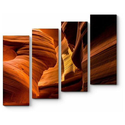 Модульная картина Прекрасные цвета каньона 140x121