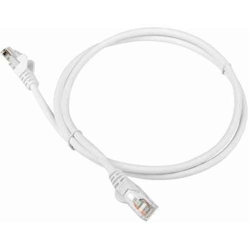 Патч-корд Lanmaster LAN-PC45/U5E-0.5-WH тип UTP разъемы вилка RJ-45 кат.5е, длина 0.5 м, цвет белый LSZH, в упаковке 1 шт, 10 упаковок (406142)