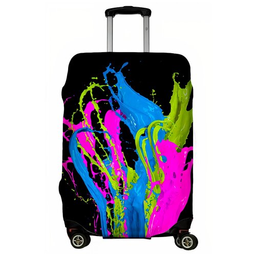 Чехол для чемодана LeJoy, размер L, фиолетовый, синий