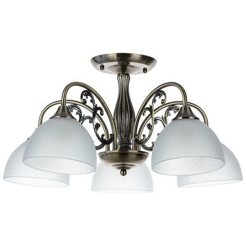 Люстра Arte Lamp A3037PL, E27, 200 Вт, кол-во ламп: 5 шт., цвет: бронза