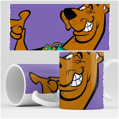 Кружка RocketCup с принтом "Скуби Ду" мультсериал Scooby Doo