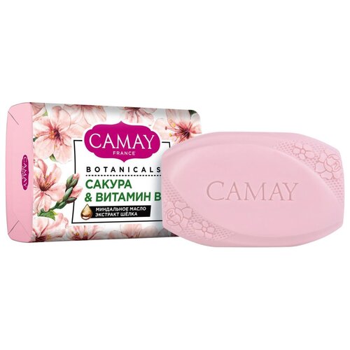 Camay мыло кусковое Botanicals Cакура & витамин B3, 85 г