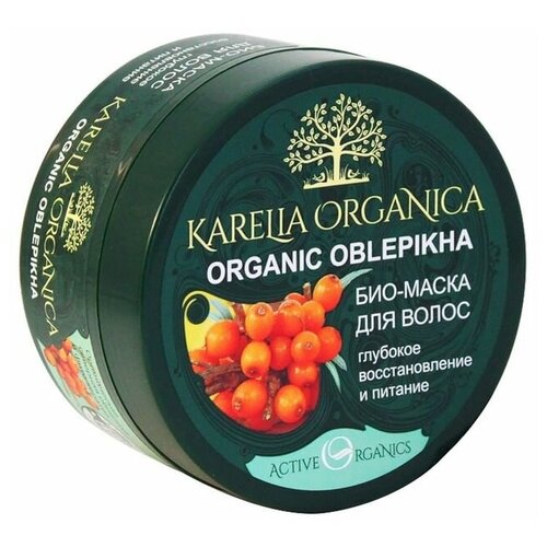 Био-маска для волос Karelia Organica Oblepikha Глубокое восстановление и питание, 220 мл
