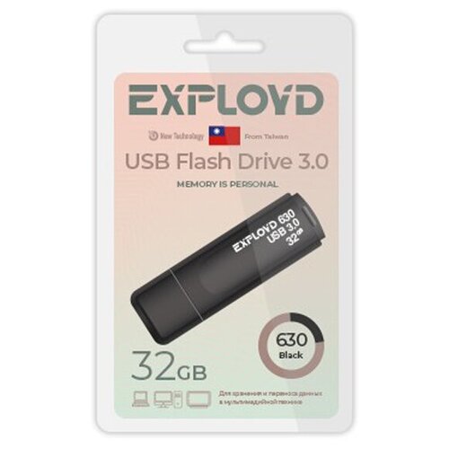 USB Flash Drive 32Gb - Exployd 630 EX-32GB-630-Black