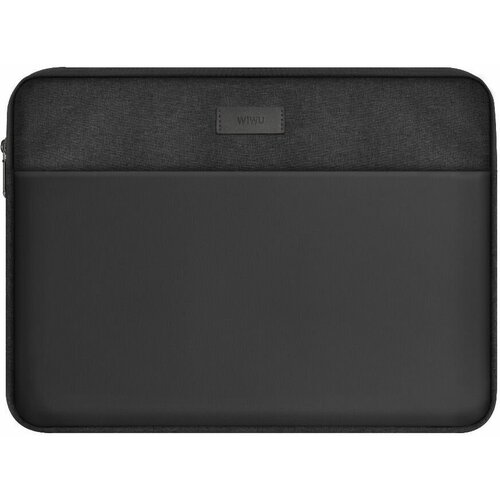 Сумка для ноутбука до 14.2 дюймов WiWU Minimalist Laptop Sleeve для Macbook Air 2020, черный