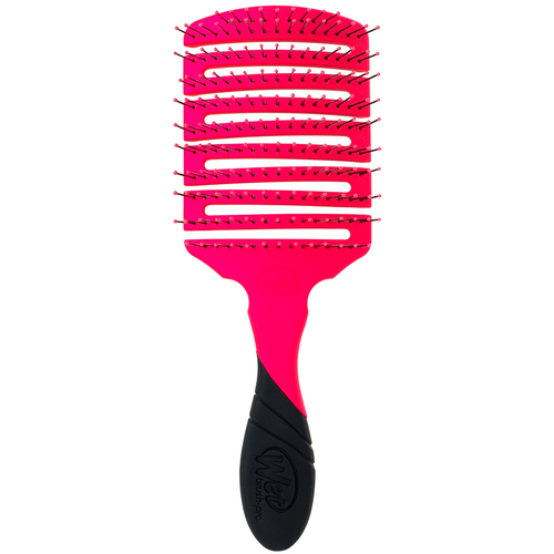 Щетка для быстрой сушки волос с мягкой ручкой, прямоугольная розовая / PRO FLEX DRY PADDLE PINK