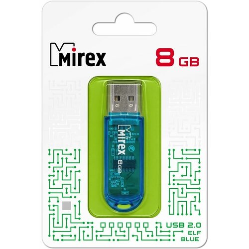 Флешка USB Flash Drive MIREX ELF BLUE 8GB