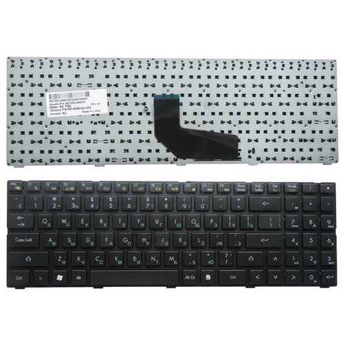 Клавиатура для ноутбука DNS K580,0158645 Quanta TWH K580S черная, с рамкой