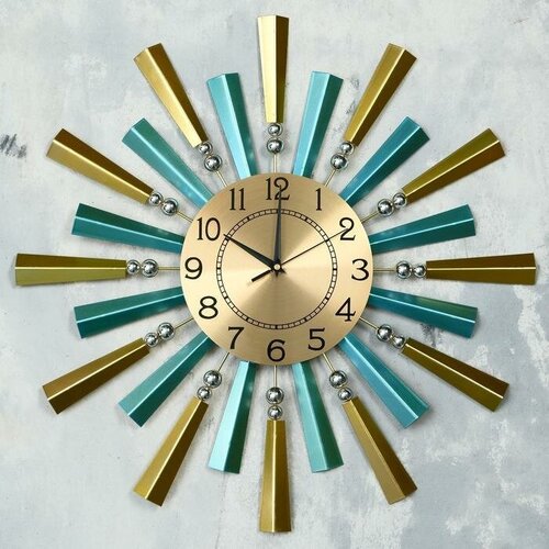 Часы настенные, серия: Ажур, "Лютин", d-60 см, циферблат 22 см