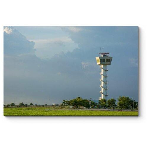 Модульная картина Башня на фоне летнего неба70x47